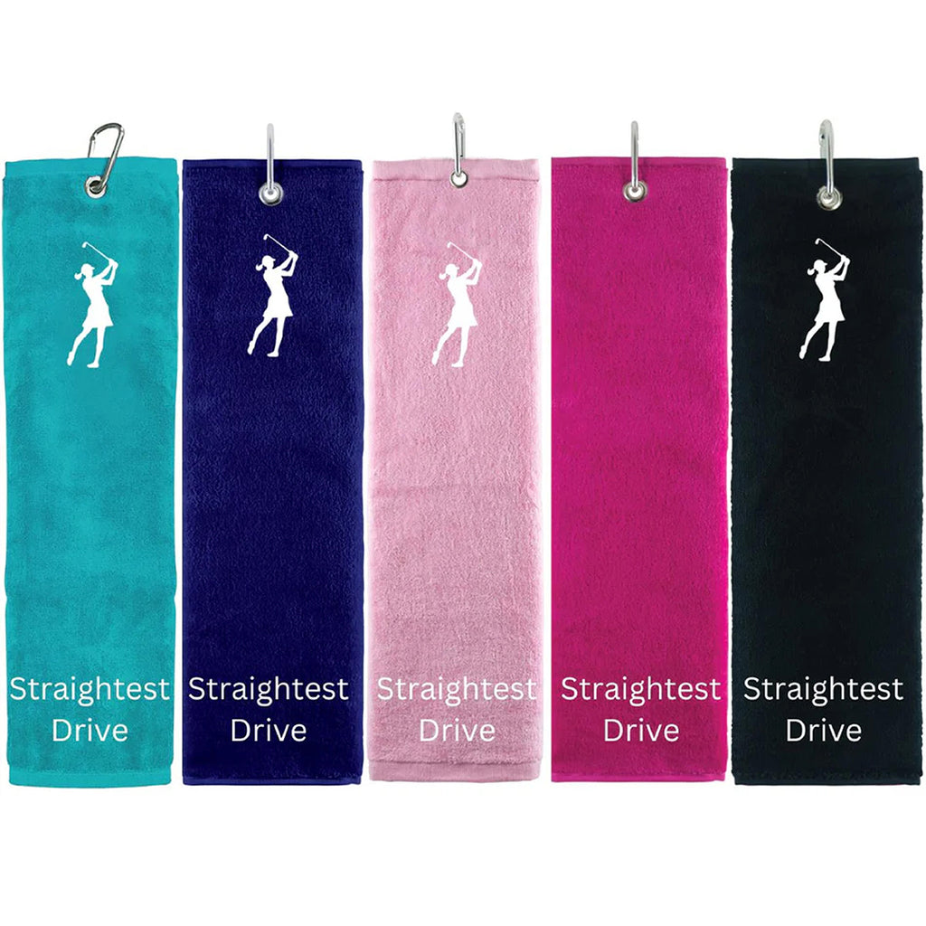 Straightest Drive Tri Fold Golf Towel Prize | Golf Prizes – Surprizeshop