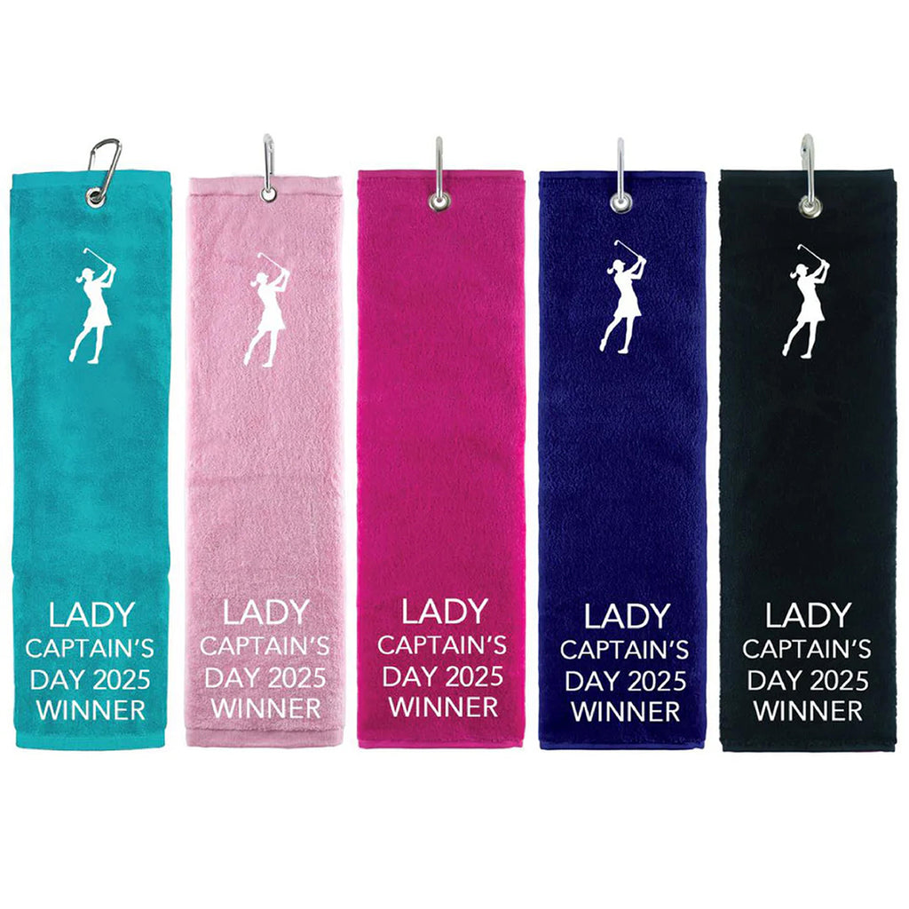 Lady Captain's Day 2025 Winner Tri Fold Golf Towel – Surprizeshop