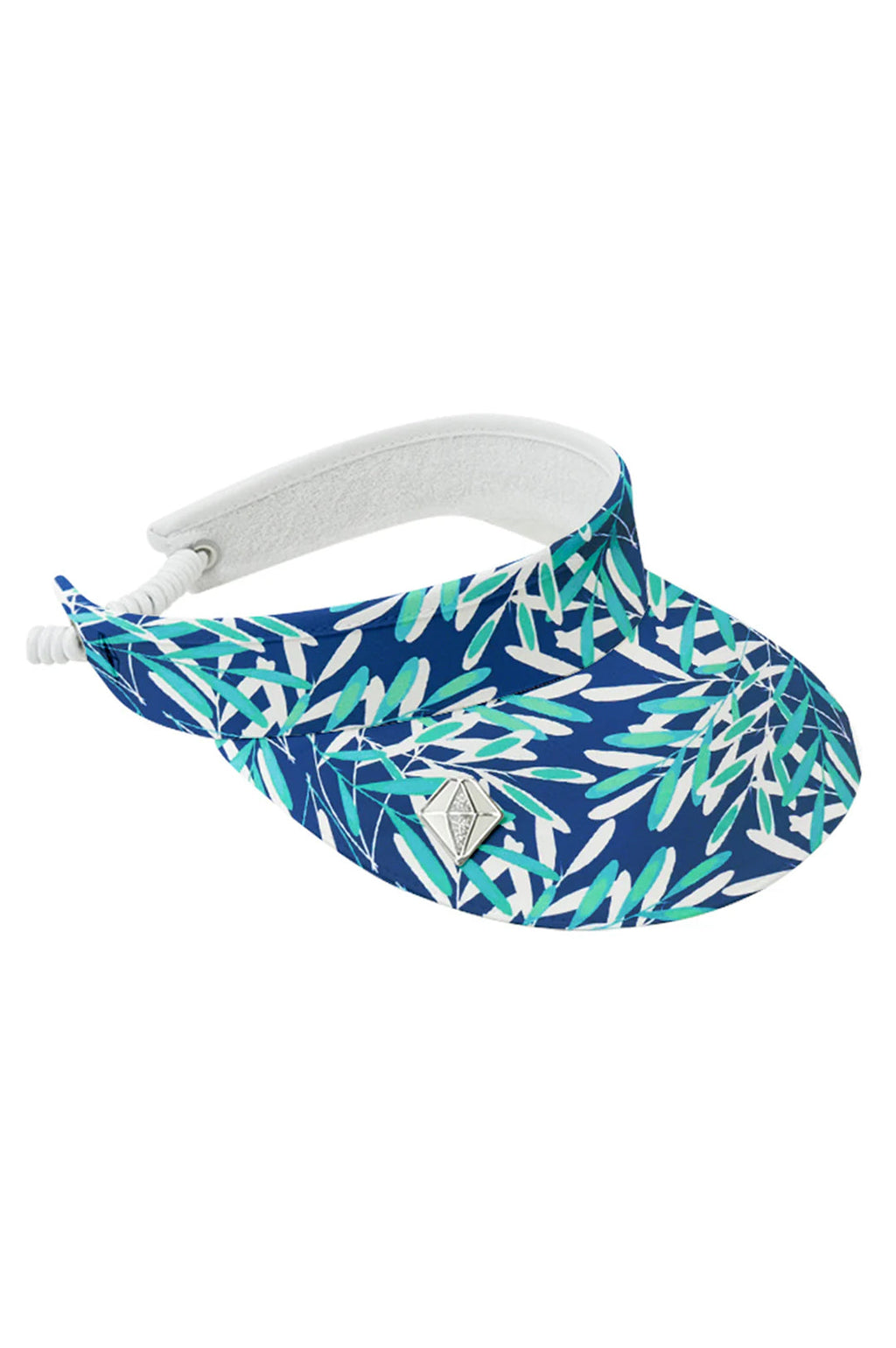 Telephone Wire Floating Palms Yale Golf Visor - Surprizeshop
