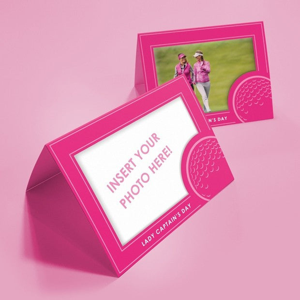 Pack of 10 Lady Captains Day Photo Frames Cards – Surprizeshop